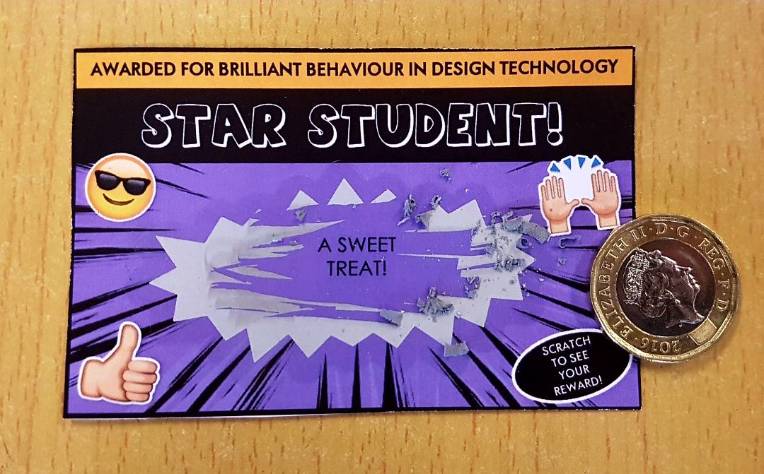 Star Student Scratch Cards