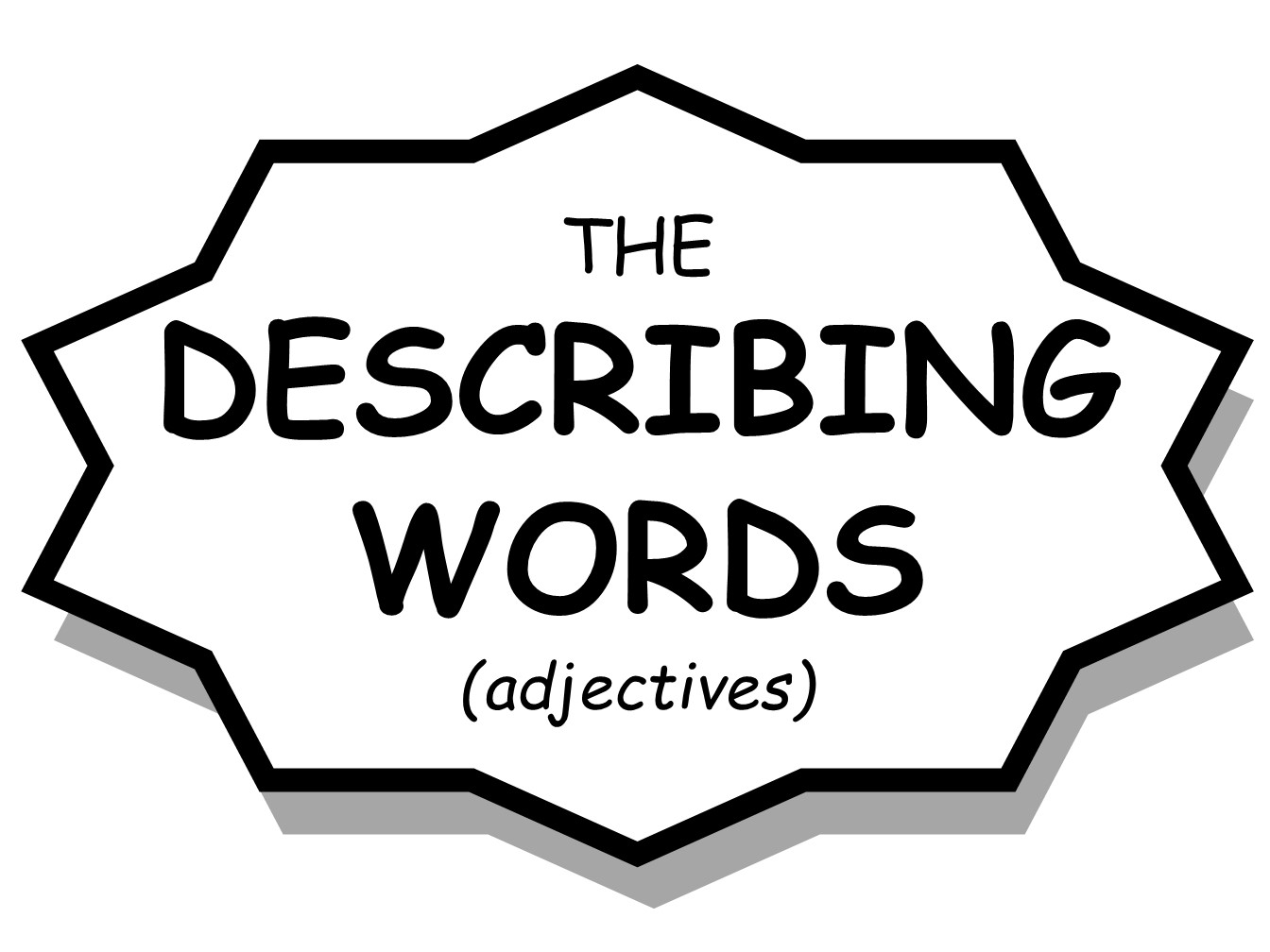 Display : Awesome Adjectives