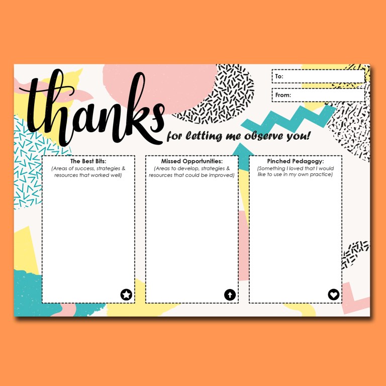 Observation Postcard